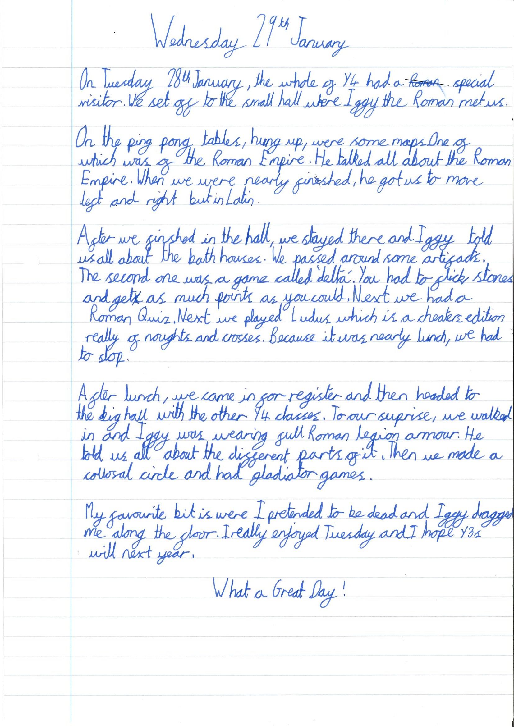 Roman Day! – St Mark's CofE Primary School