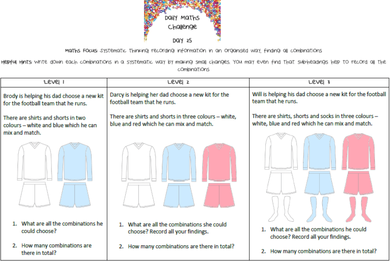 Daily Maths Challenge – St Mark's CofE Primary School