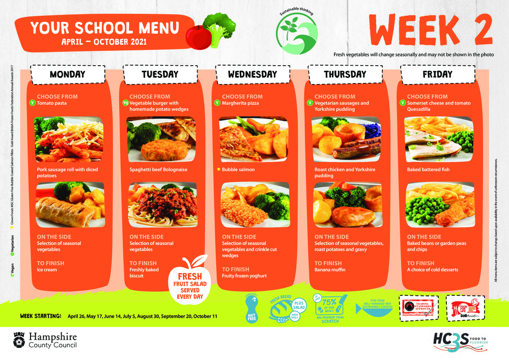 School Meals Menus School Dinners St Mark s CofE Primary School School Meals Menus School Dinners St Mark s CofE Primary School
