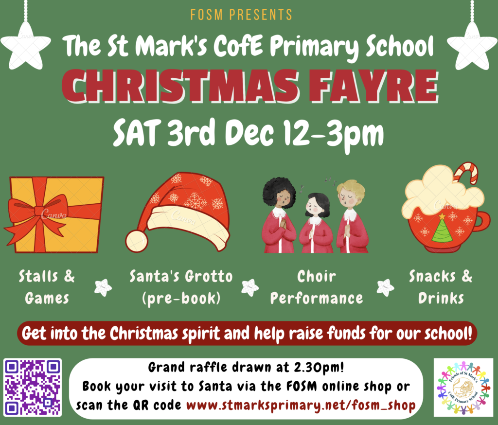 2nd December Newsletter – Christmas Fayre and more – St Mark's CofE ...