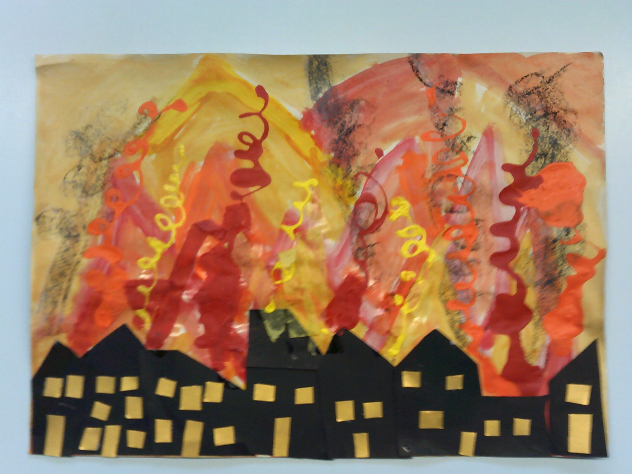 More Fire of London Artwork – St Mark's CofE Primary School