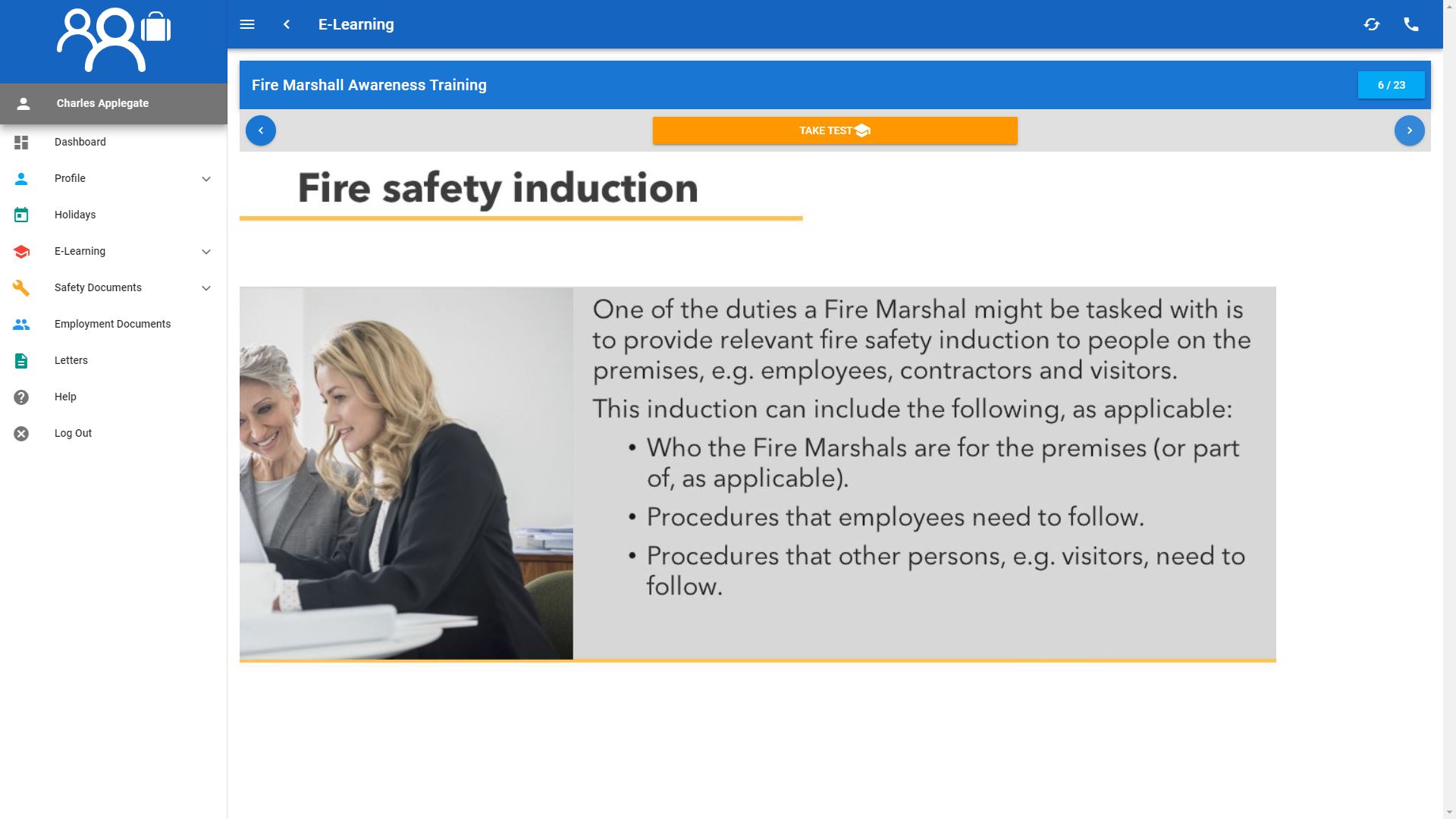 Fire Marshall Training Slides – St Mark's CofE Primary School