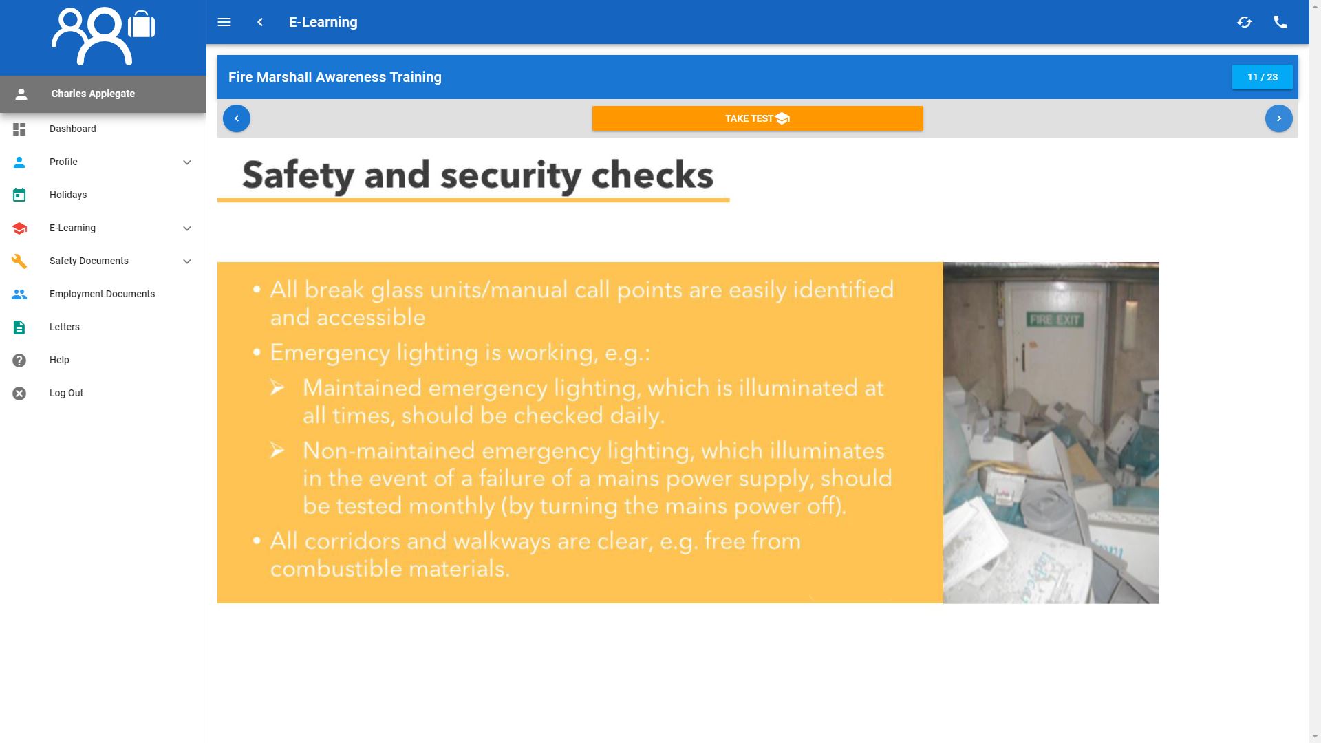 Fire Marshall Training Slides – St Mark's CofE Primary School